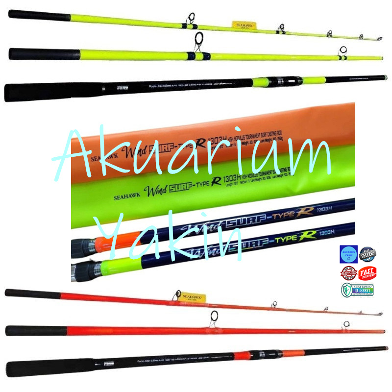 4077 SEAHAWK PANTAI JORAN TYPE-R HIGH MODULUS TOURNAMENT SURF CASTING ...