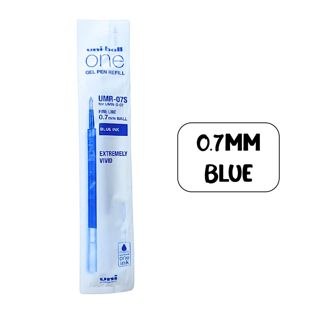 【Uni】Uni-ball One Gel Pen Refill 0.38mm/0.5mm/0.7mm UMR-38S/UMR-05S/UMR ...