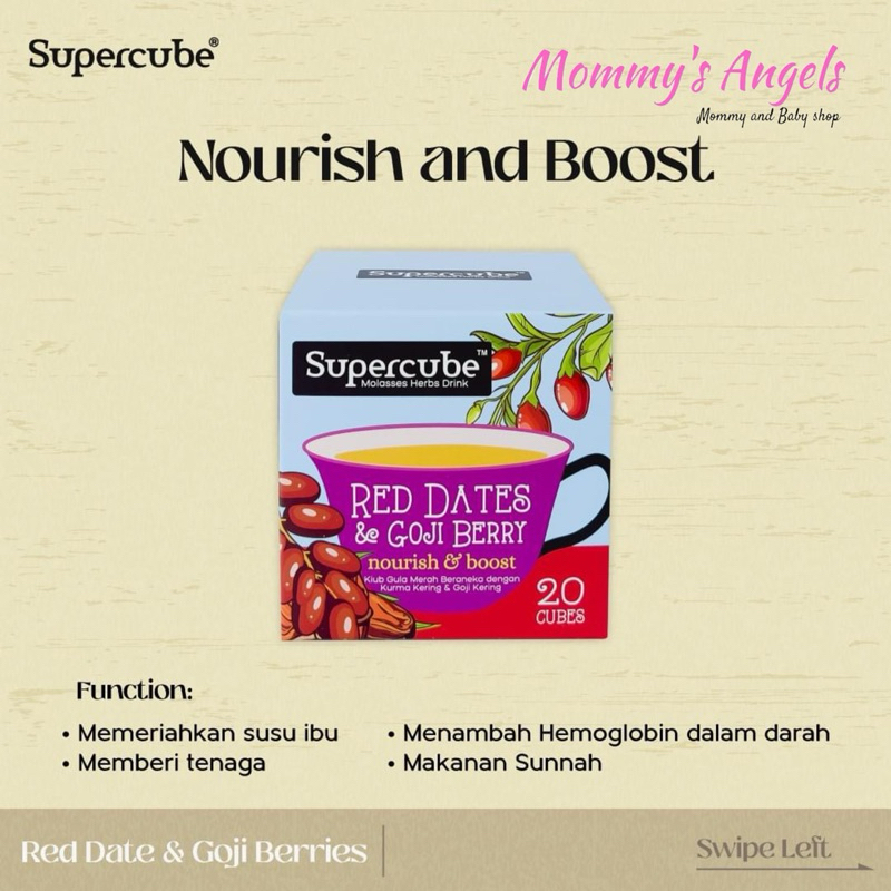 SUPERCUBE Red Date & Goji Berries ( The best milk booster and Energy Booster) | Shopee Malaysia