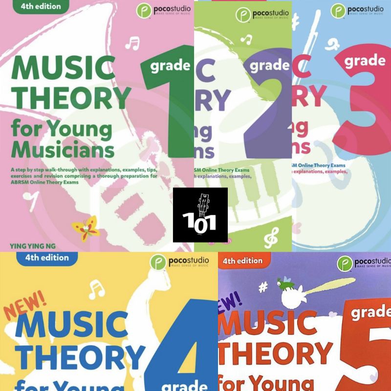 Latest 4th Edition Music Theory Grade 1 2 3 4 5 Book Piano Lessons By ...