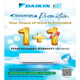 (FREE SHIPPING) Daikin R32 Deluxe Inverter Air Conditioner FTKU Series ...