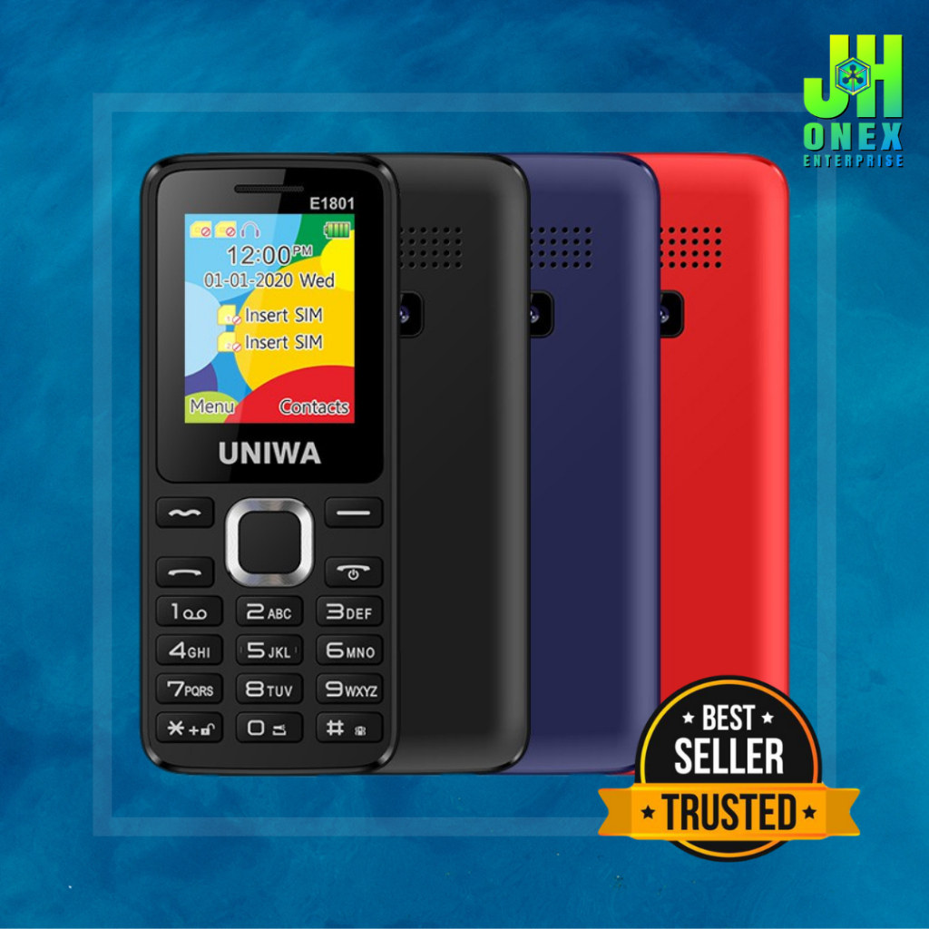 UNIWA E1801/E1802 1.77" 2G GSM Mini Mobile Phone Dual SIM Keypad 800mAh ...