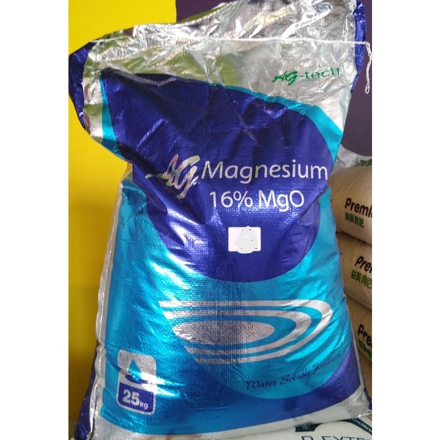 (+-25kg) AG Agrotech Magnesium sulphate 16% MGO Epsom salt | Shopee ...