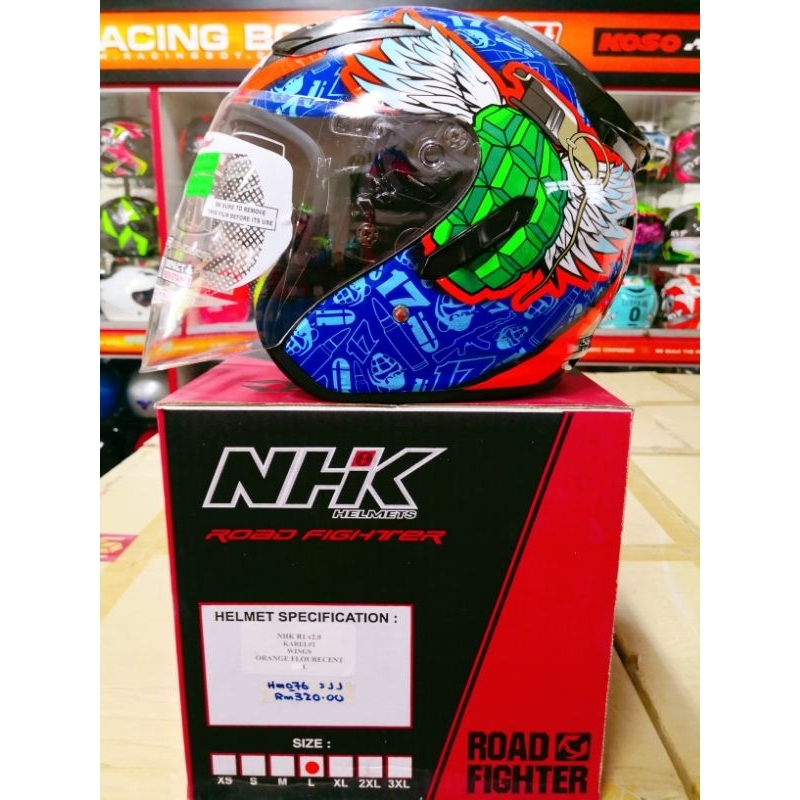 NHK R1 V2 MAXIMUM CLEAR VISOR | Shopee Malaysia