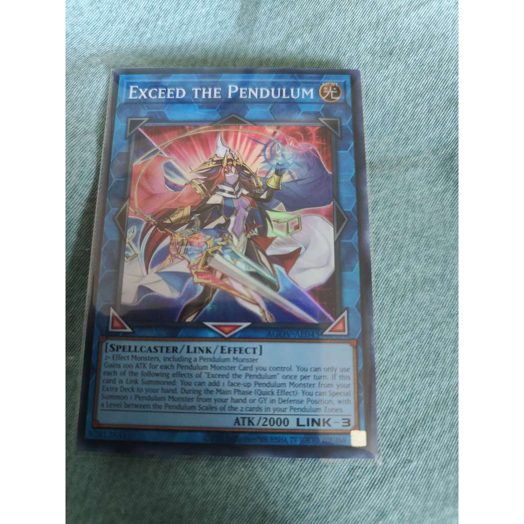 Yugioh : AGOV-AE045 Exceed the Pendulum (Super Rare) | Shopee Malaysia