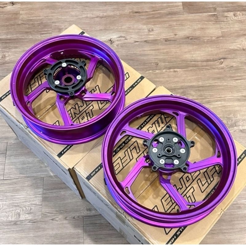 SMRT Racing Yamaha Xmax 250 CNC forged Alloy Sportrim @ 5 Spoke Premium ...