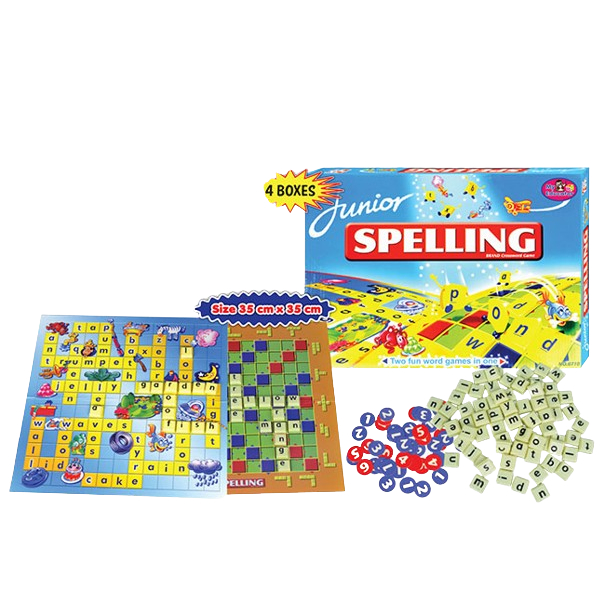 Junior Scrabble - Spelling Game Set | Shopee Malaysia