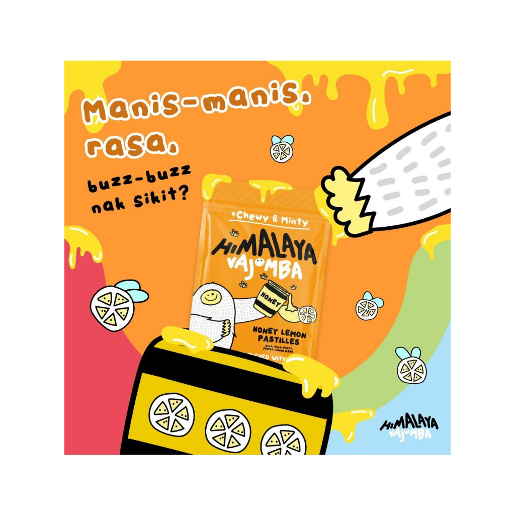 Himalaya Vajomba Pastilles Honey Lemon 25g x 12pkt | Shopee Malaysia