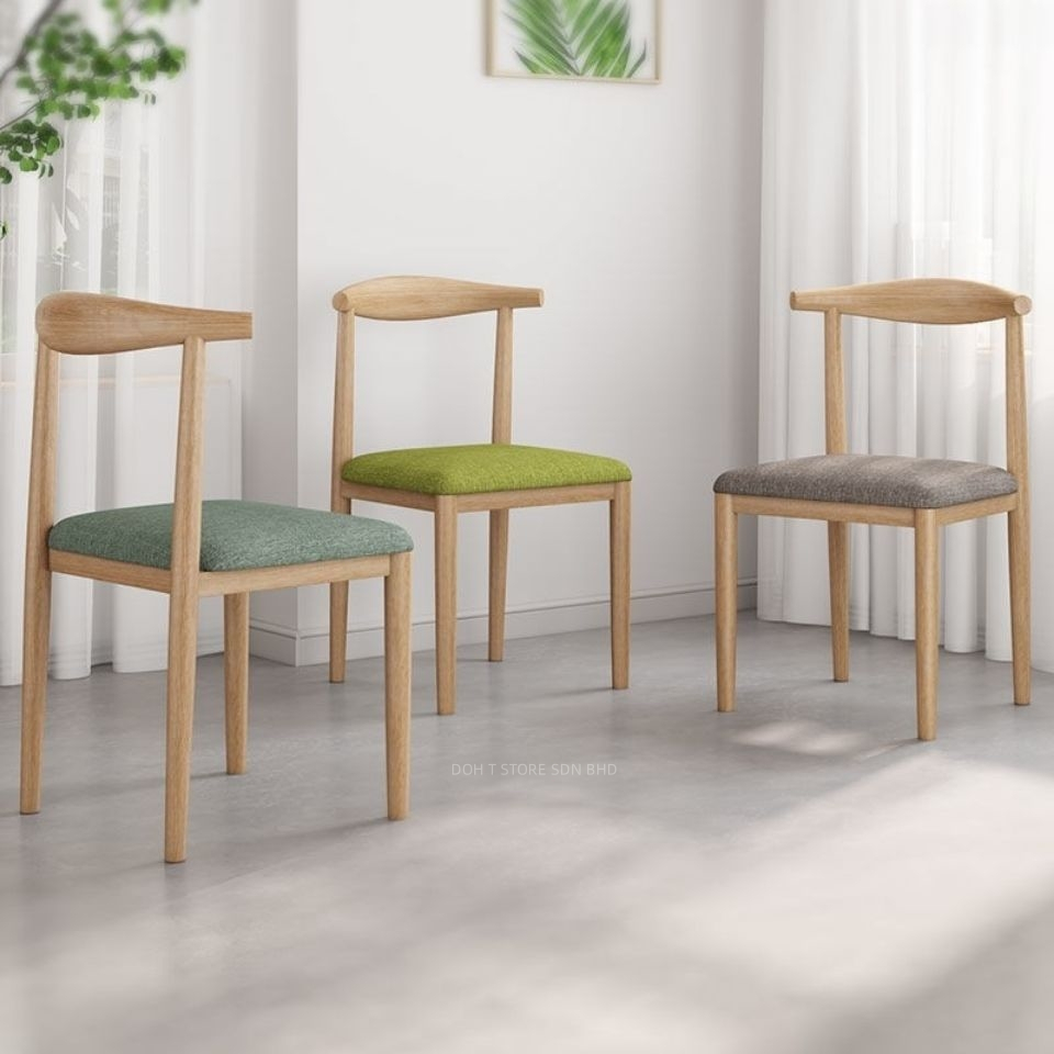 DOH : Modern Home Dining Chair Restaurant Chair Dining Table Set Cotton ...