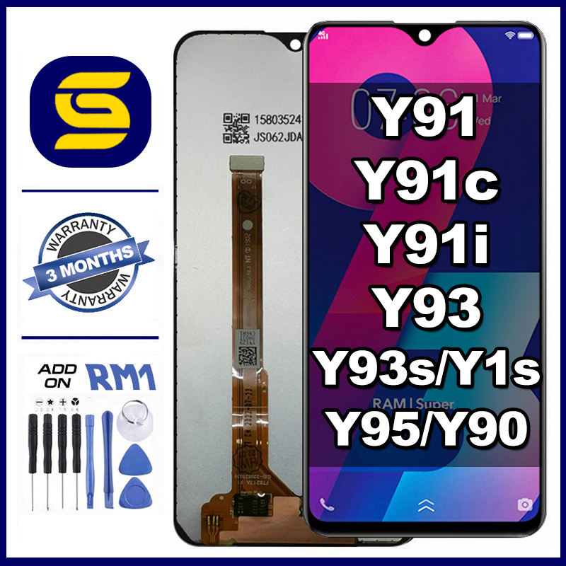 LCD VIVO Y91/ Y91c/ Y91i/ Y93/ Y93s/ Y1s/ Y95/ Y90 Compatible For Glass Original Touch Screen ...