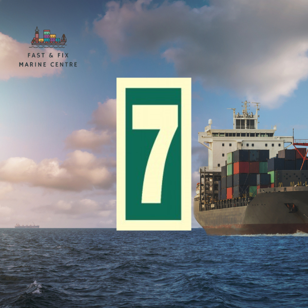 IMO SYMBOL NUMBER "7" (75MM X 150MM) (IMPA CODE: 334207) | Shopee Malaysia