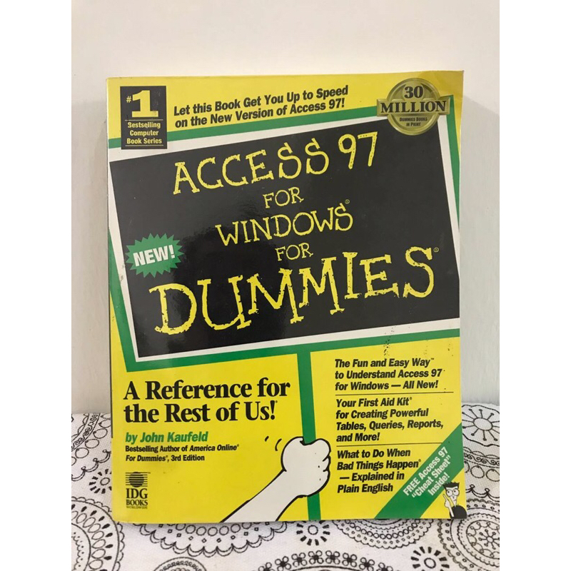 Access 97 for Windows for Dummies | Shopee Malaysia