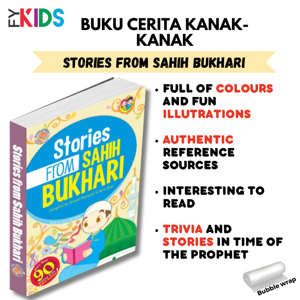 FYKIDS - STORIES FROM SAHIH BUKHARI - Size A5 - English Books For Kids ...