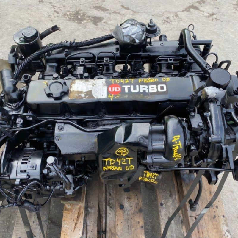 Nissan UD 4.2 lorry truck TD42 engine kosong USED turbo | Shopee Malaysia