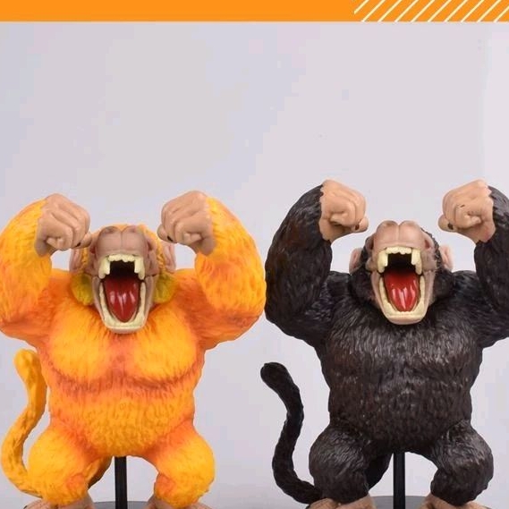 Dragonball Q Chibi Golden Great Ape Figure Brown Great Ape Figure ...