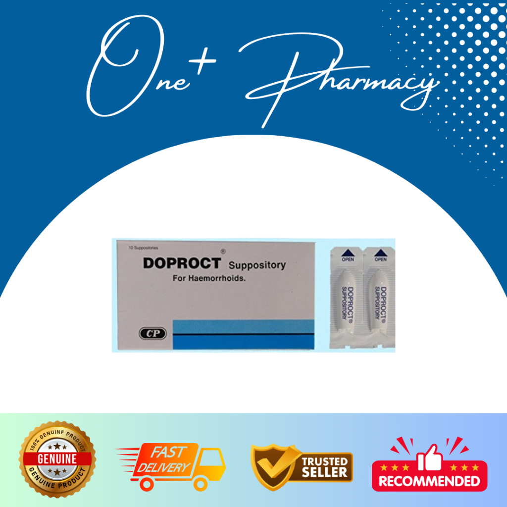 Doproct suppository (10pieces) | Shopee Malaysia