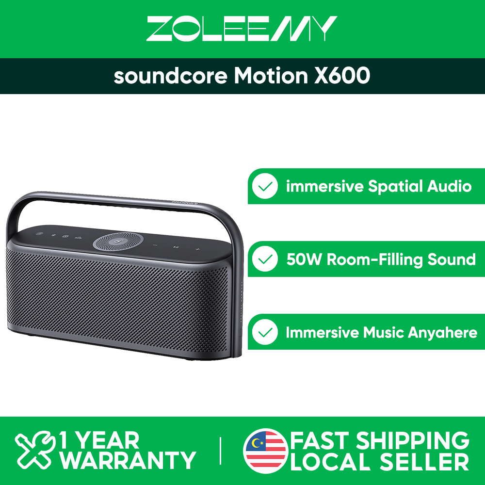 Anker Soundcore Motion X600 Portable Bluetooth Speaker with Wireless Hi ...