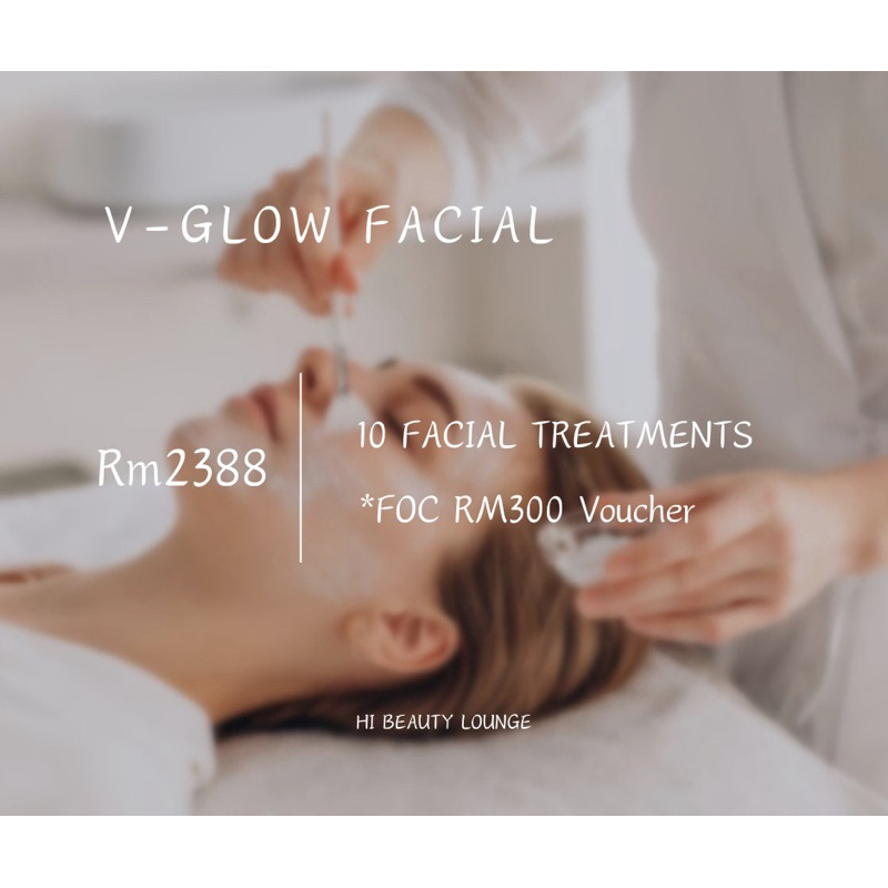 (v-glow facial course ) | Shopee Malaysia