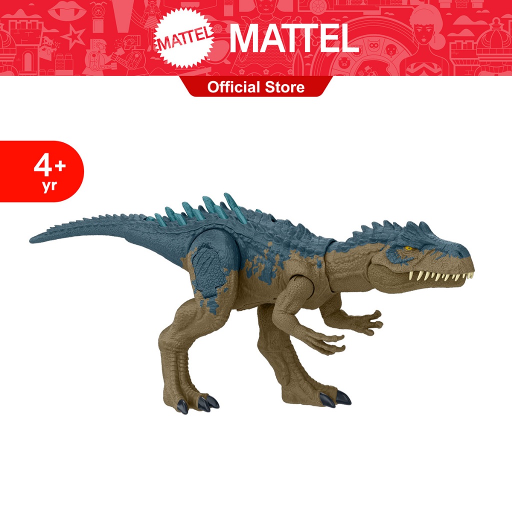 Jurassic World Ruthless Rampagin Allosaurus Dinosaur Toy With Attack ...