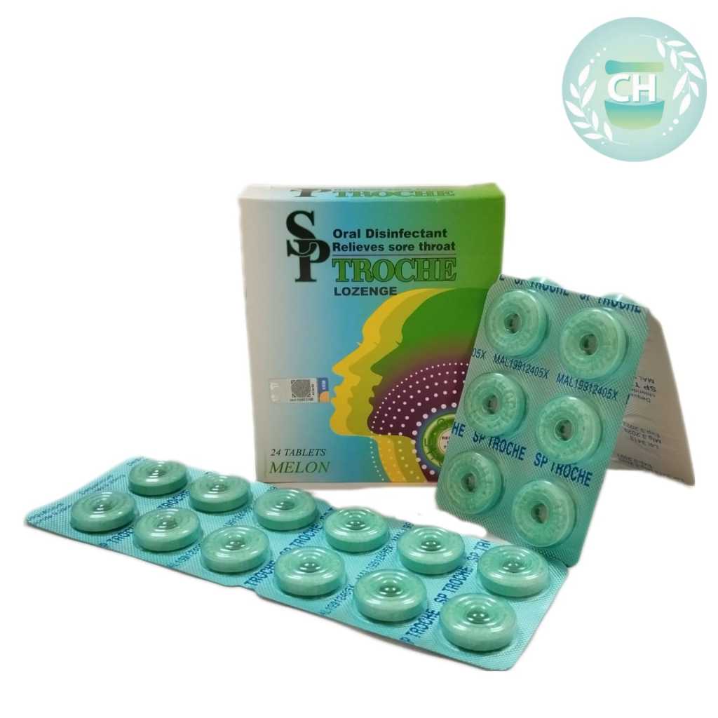 [SP] Troche Lozenge Relieves Sore Throat ( 24 tablets ) | Shopee Malaysia