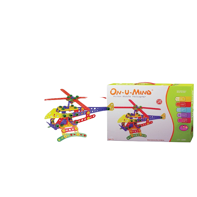 Set Binaan Rekabentuk & Teknologi Connetrix Action Mobile Helicopter ...