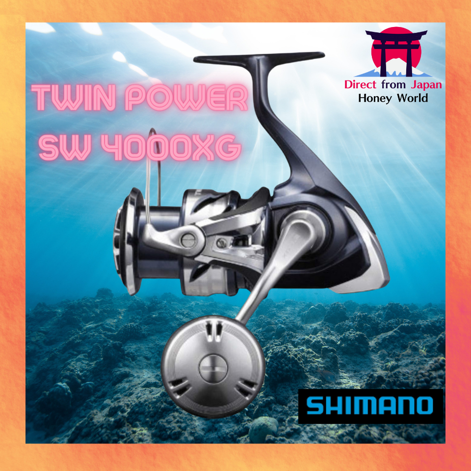 SHIMANO ORIGINAL Spinning Reel Saltwater Twin Power SW 2021 4000XG | Shopee Malaysia