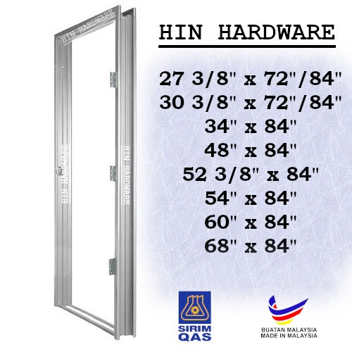 HIN PRE ORDER SIRIM Premium Metal Door Frame EG 0.8mm x 130mm / Frame ...