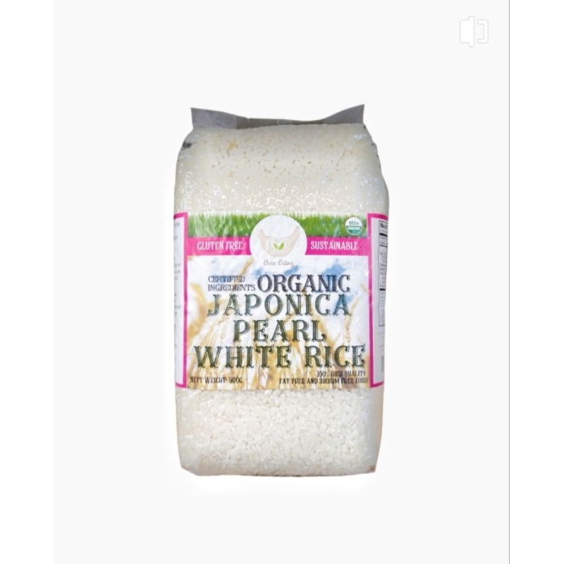 Clean Eating Organic Japonica Pearl White Rice 900g | Shopee Malaysia