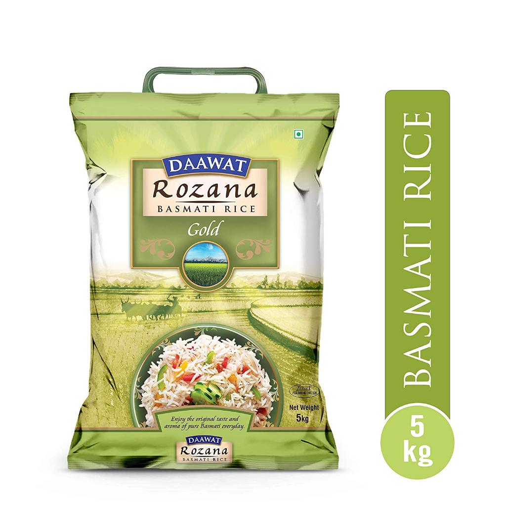 Daawat Rozana Gold Basmati Rice 5Kg | Shopee Malaysia