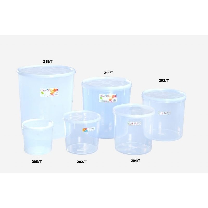 (READY STOCK) Bestware Transparent Round Container, Assorted Sizes ...
