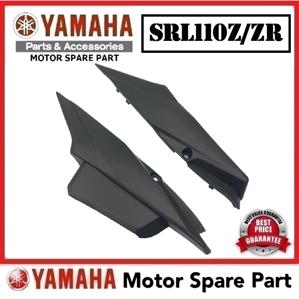 YAMAHA SRL110 SIDE COVER 0 BATTERY COVER KIRI KANAN HITAM SRL110ZR ...