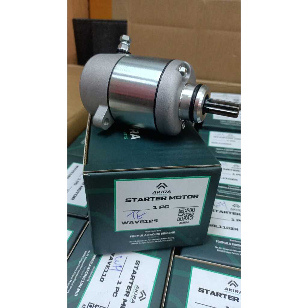 WAVE125 WAVE125S WAVE125X FUTURE/FI W125 STARTER MOTOR AKIRA | Shopee ...