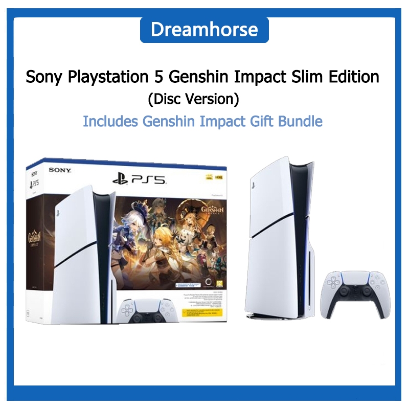 【Shipped In 24 Hours】Sony PlayStation 5 Slim/Sony PlayStation 5 Genshin ...