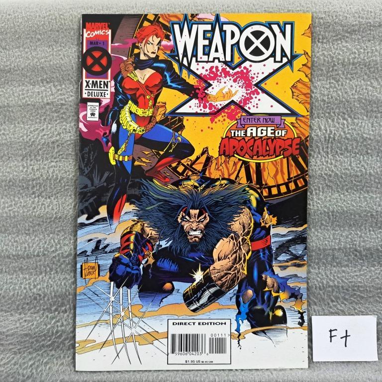 Weapon X #1 (1st Series) Marvel Comics (X-Men Wolverine) AoA (Adam ...