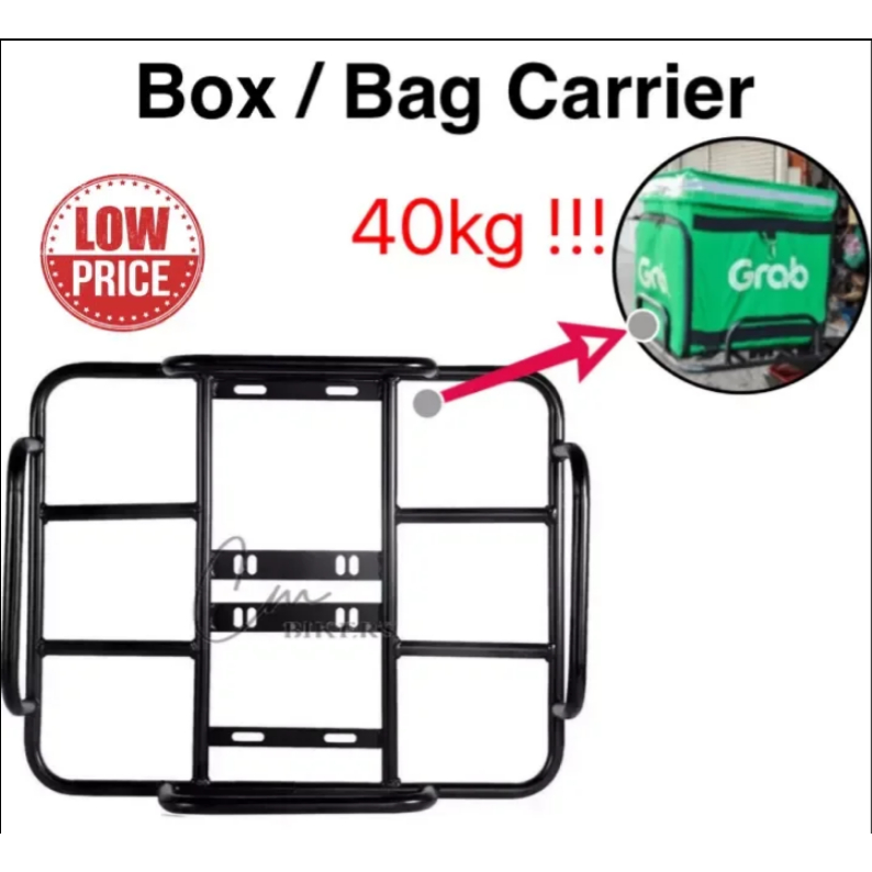 COD Motorcycle Delivery Rear Shelf Fixed Tray Metal Rack Tail Rack ...