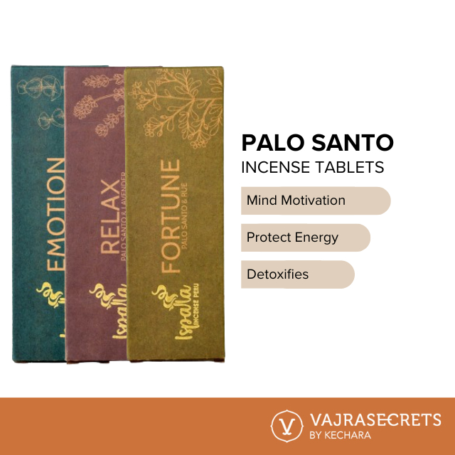 Palo Santo Incense Tablets (8 tablets/box) - (Lavender / Eucalyptus ...