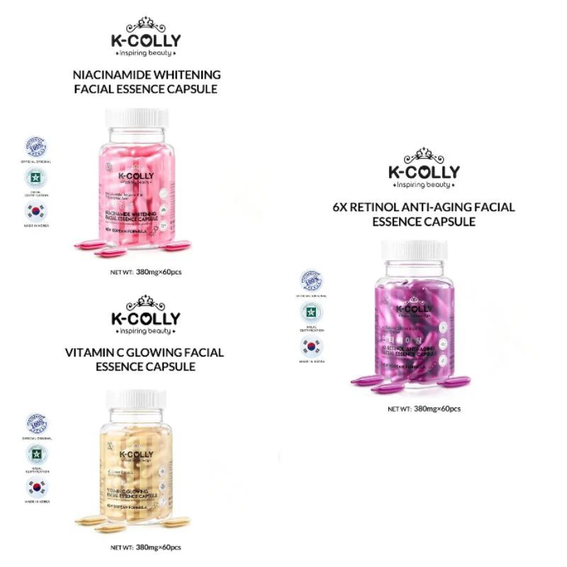 KCOLLY NIACINAMIDE WHITENING / VITAMIN C / RETINOL FACIAL ESSENCE ...