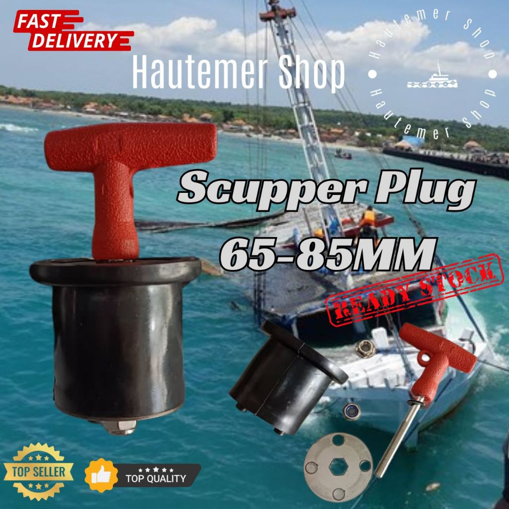 Marine Adjustable Scupper Plugs to fit a range of diameters from 65MM ...