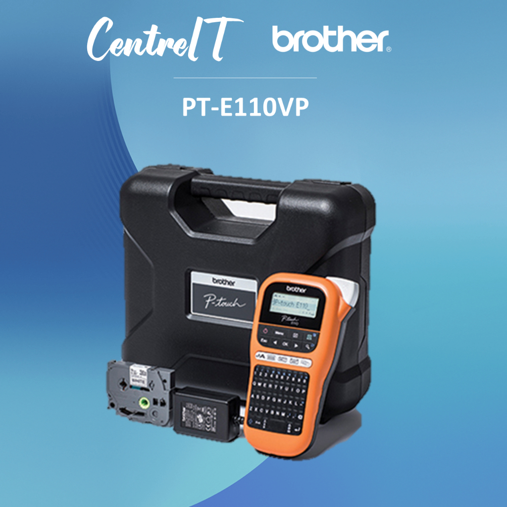 Brother Label Printer P-Touch PT-E110VP Portable Electrical and Datacom ...