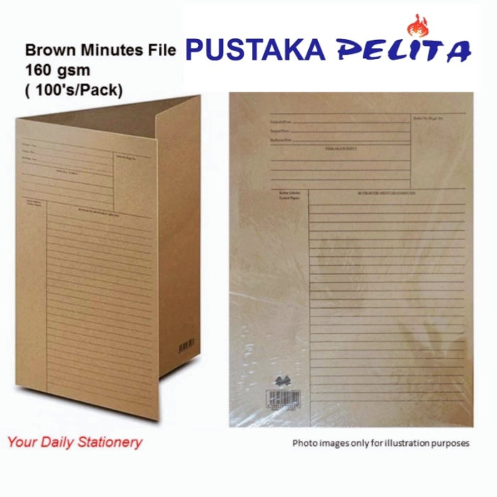 Brown Minutes File (100pcs / pkt) | Shopee Malaysia