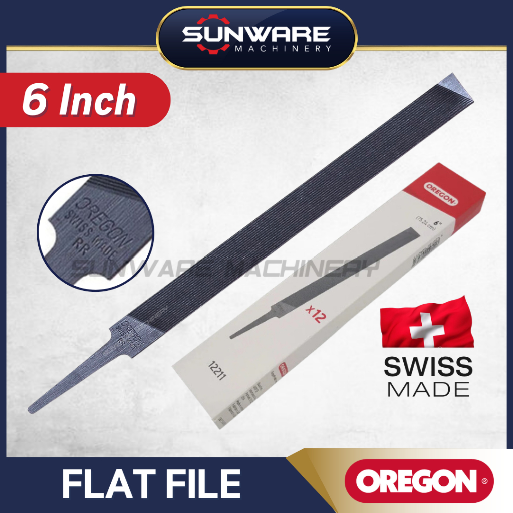 OREGON Flat File Kikir Segi 6 Inch (Blade / Chain / Wood) | Shopee Malaysia