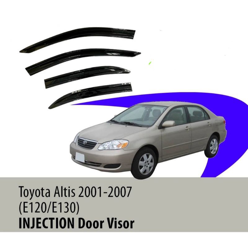 TOYOTA ALTIS 2002-2007 3.5" INJECTION VISOR | Shopee Malaysia