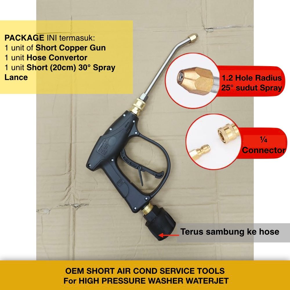 OEM SHORT GUN NOZZLE SET KARCHER K1 HORI K 2.050 K2 COMPACT PRESSURE ...