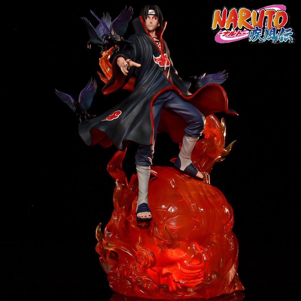 Naruto: Shippuden Uchiha Itachi with Crow Susanoo LED 33cm Action ...