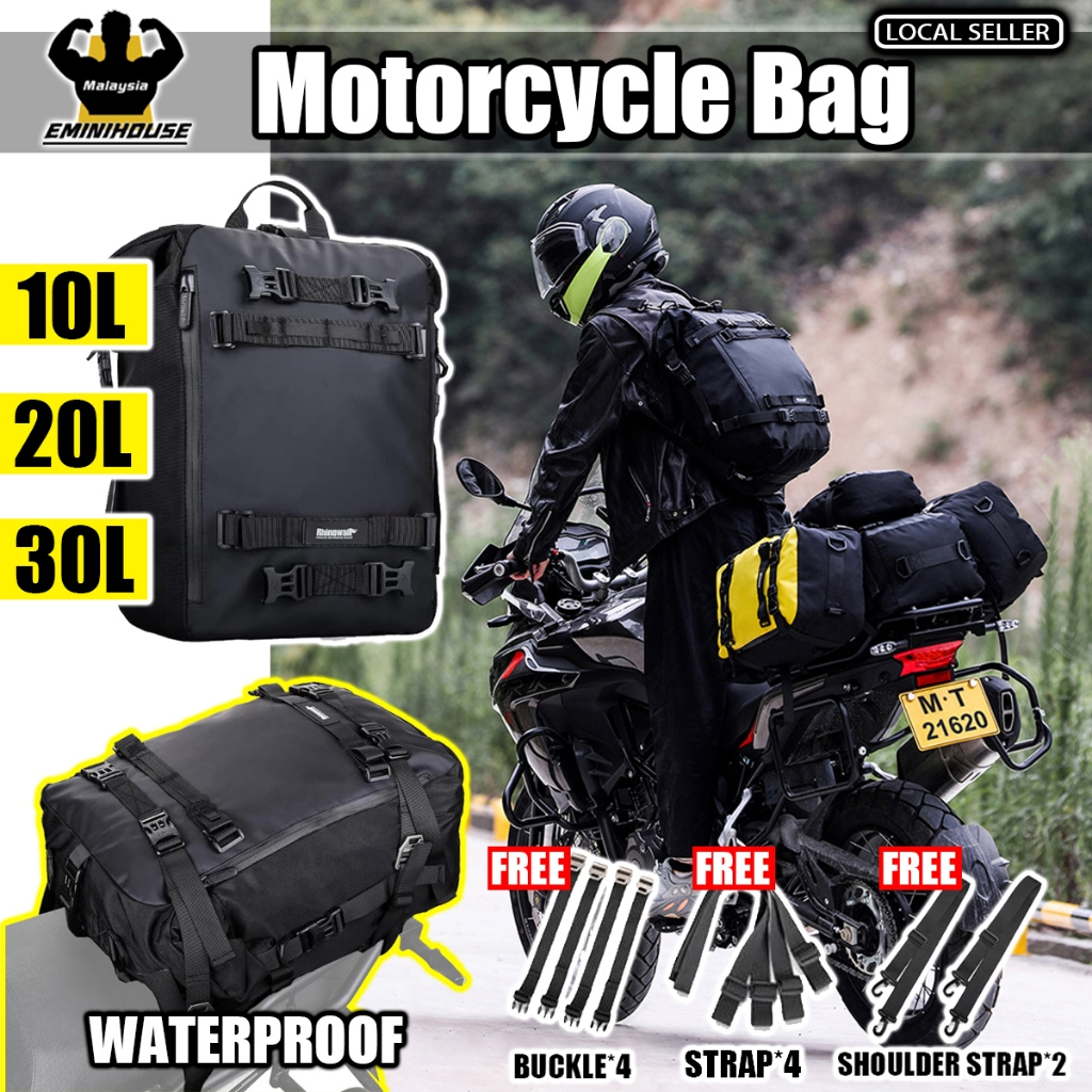 💯 Waterproof Cycling Motorcycle Pannier Bag Multifunction Motorcycle ...