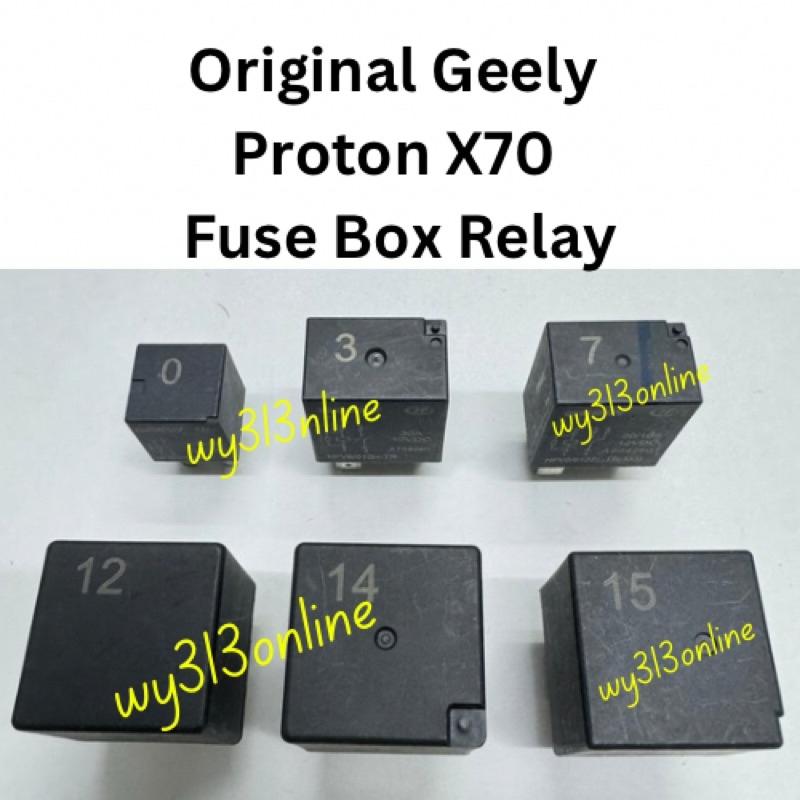 Original Geely Proton X70 Fuse Box Relay #0 #3 #7 #12 #14 #15 | Shopee Malaysia