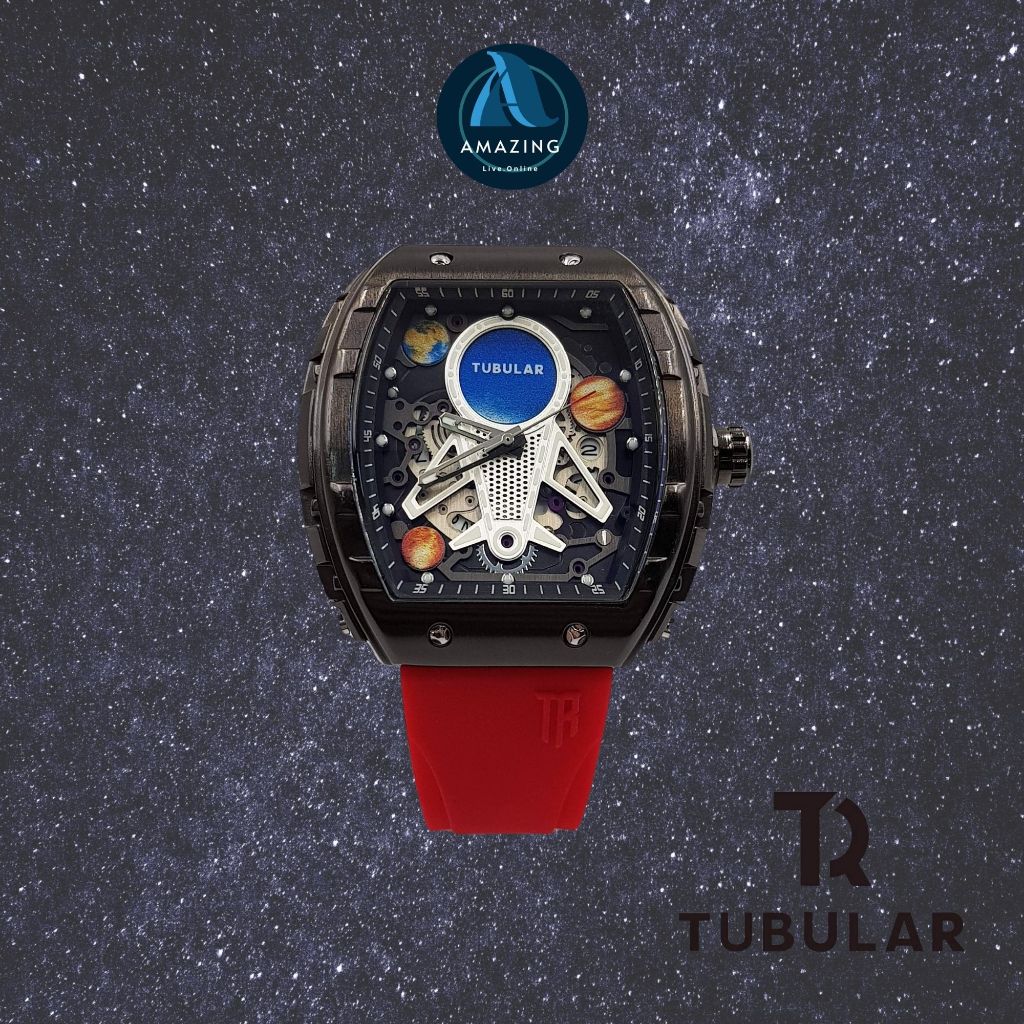 TUBULAR Original Men Analog Watch Date Function Glow in the Dark ...