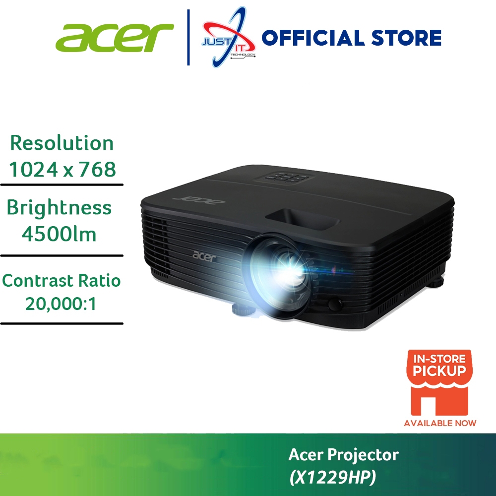 Acer X1229HP XGA 4500 LUMENS DLP Carrying Case UK Projector | Shopee ...