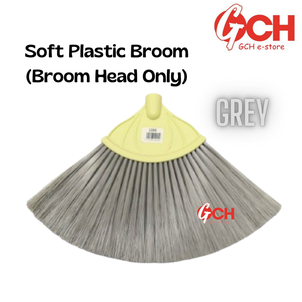 [Ready Stock] Nylon Soft Broom With Handle/ Plastic Soft Broom / Broom ...