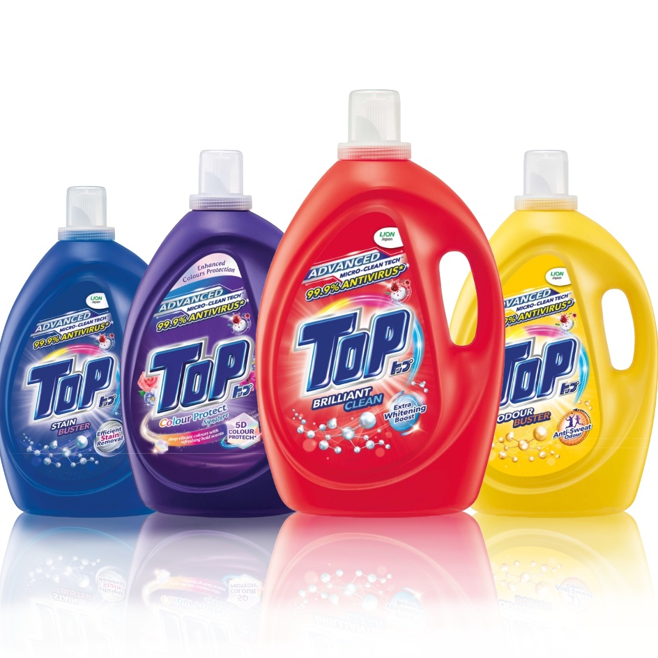 TOP Liquid Detergent Brilliant Clean 3.6kg x 4 (Bulk) | Shopee Malaysia